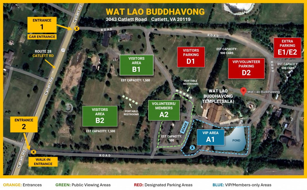 Walk for Peace (W4P) Map | Wat Lao Buddhavong, Inc.